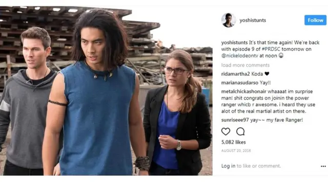 Yoshi Sudarso, 'Power Ranger asal Indonesia' yang doyan Nasi Rames ...