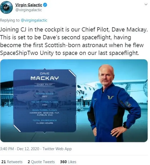 Space tourism: Virgin space plane fly above new base today and plan ...