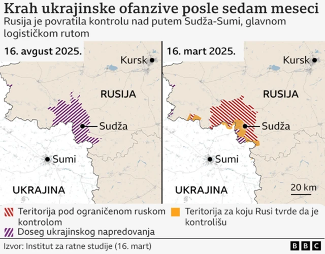 „Haotično" povlačenje iz Rusije: Priče ukrajinskih vojnika o bici za Kursk - BBC News na srpskom
