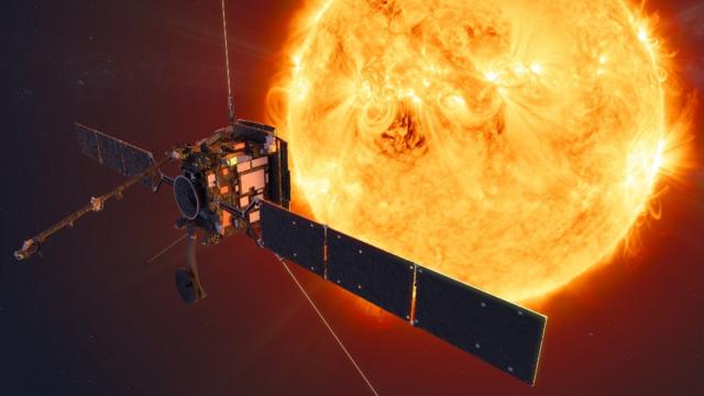 A espetacular imagem da maior erupção solar já registrada - BBC News Brasil