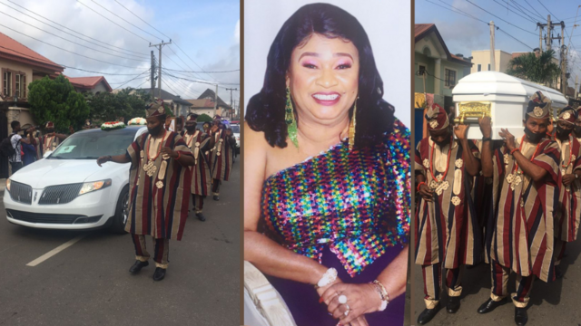 Rachel Oniga burial: Nollywood actress Rachael Oniga funeral photos ...