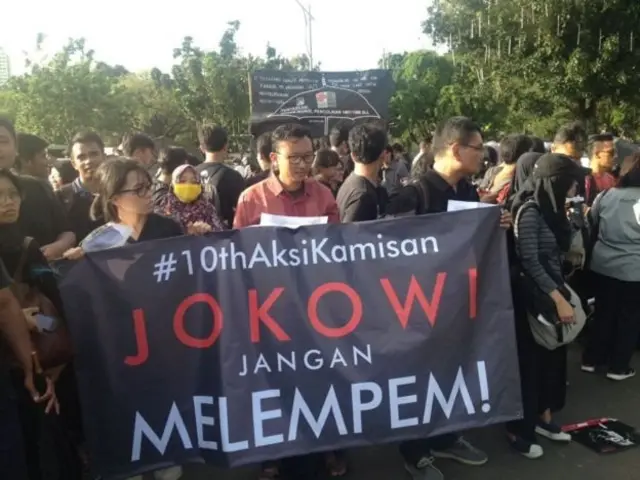 Dua tahun Jokowi-Ma'ruf, korban pelanggaran HAM berat masa lalu: 'Menyerah dari tekanan terduga ...