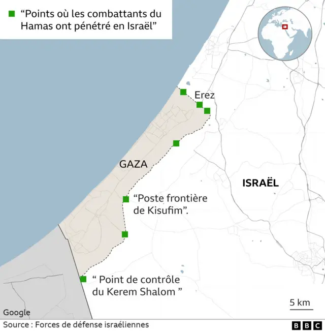 Conflit israelo-palestinien : Comment le Hamas a organisé un assaut éclair contre Israël que ...