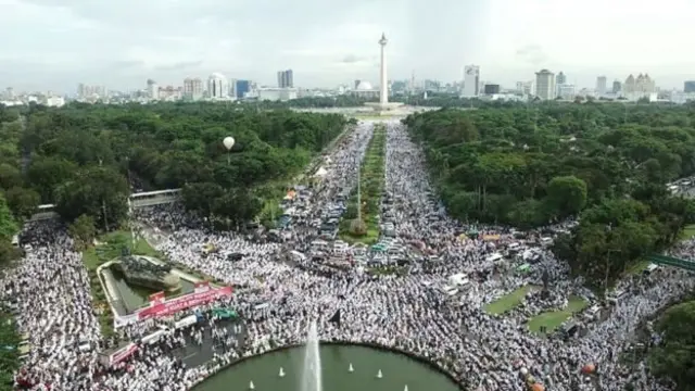 Reuni aksi 212 dan orang-orang dalam pusarannya, di mana mereka ...