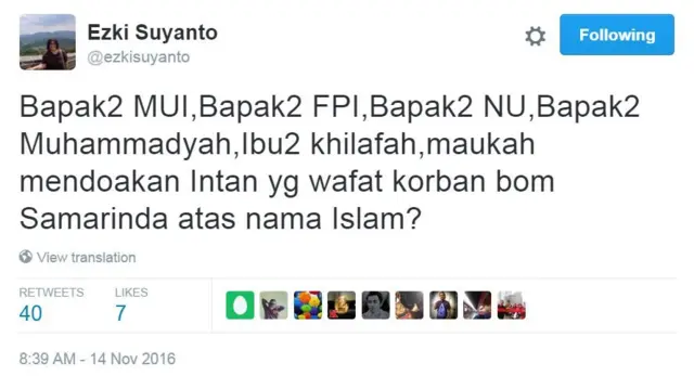 Mengapa 'tak banyak suara' untuk Intan dan korban bom gereja Samarinda ...