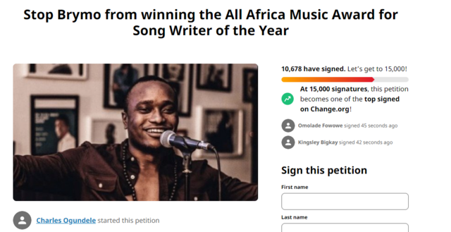 Brymo: Why Nigerians dey sign petition for di singer to lose AFRIMA ...