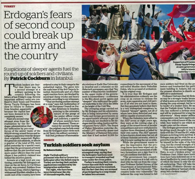 Independent yazarı: Türkiye'de kurumların içi boşaltılıyor - BBC News ...