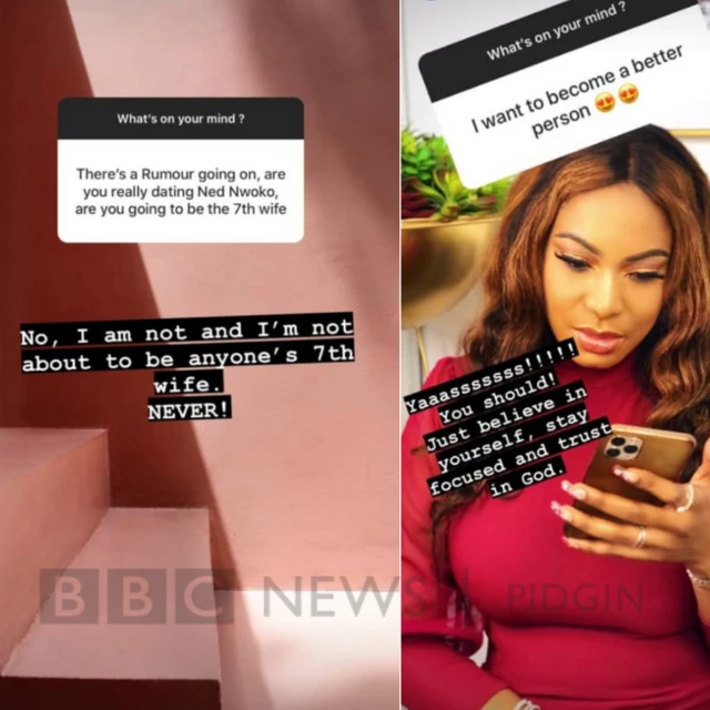 "Chika Ike" open up on Regina Daniels husband Ned Nwoko afta Rita Daniels deny 'attack' - BBC ...