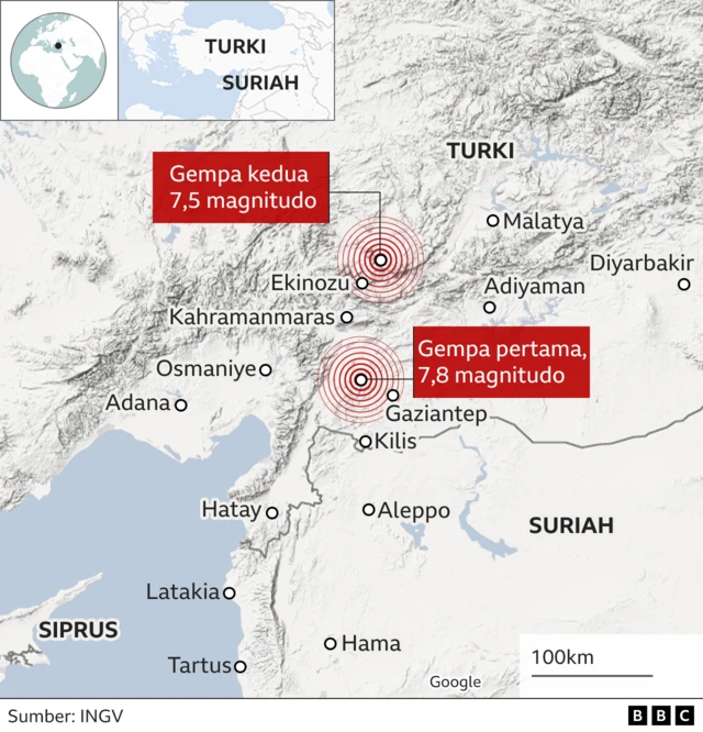 Gempa Turki dan Suriah: Korban meninggal mencapai 40.000 orang, Suriah buka lagi penyeberangan ...