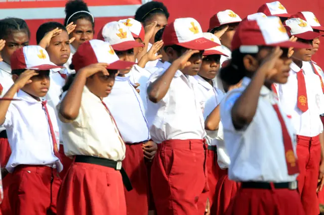 HUT RI ke-79: Potret perayaan kemerdekaan dan pengibaran bendera Merah Putih di IKN dan seluruh ...