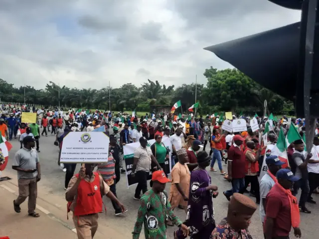 ASUU Strike: "We no go back down, two years no too much to sacrifice" - BBC News Pidgin