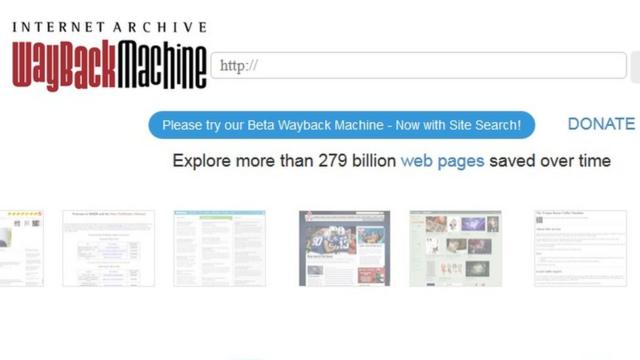 Wayback Machine, la "máquina del tiempo" que te permite viajar por el ...