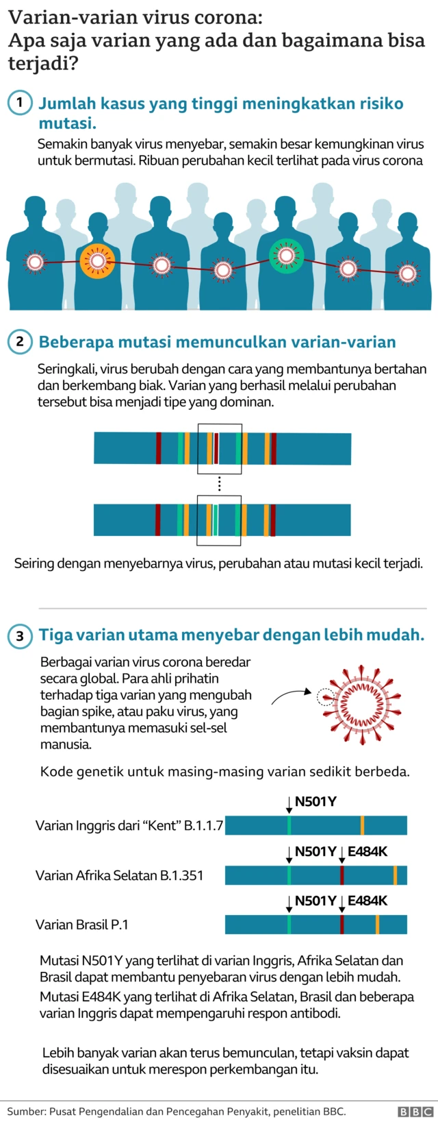 Covid-19: Muncul varian Inggris, Afrika Selatan, hingga Brasil - bagaimana bisa terjadi? - BBC ...