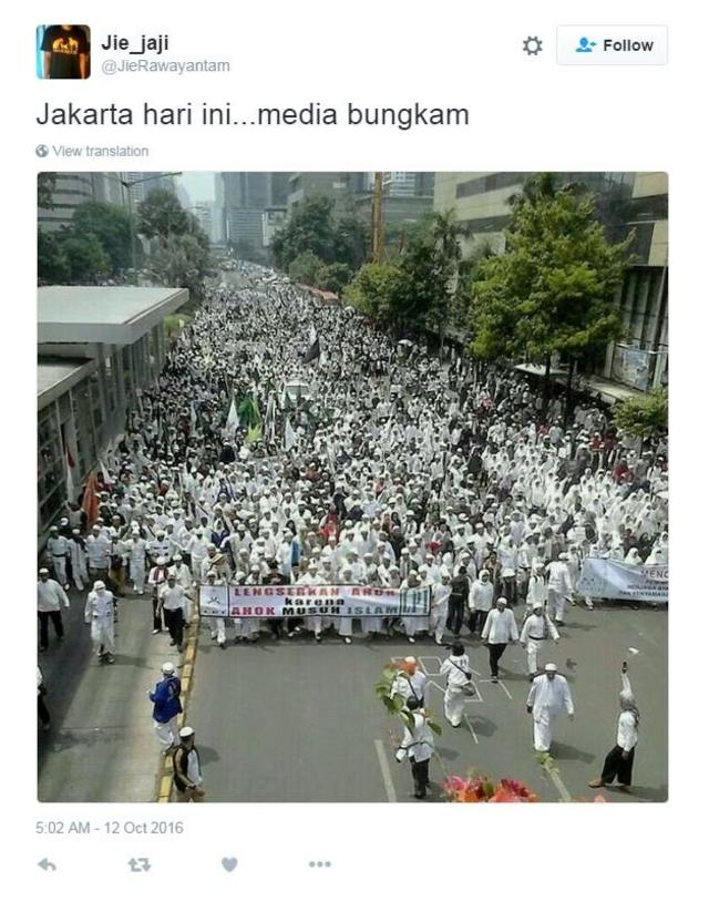 'Hoax' seputar kasus Ahok, FPI, 4 November - BBC News Indonesia