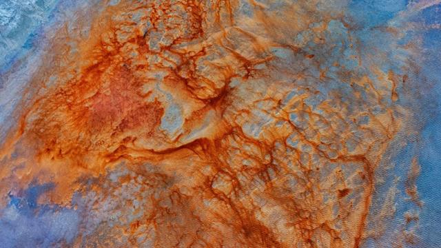 Sensacionales imágenes aéreas del alucinante lago Eyre de Australia ...