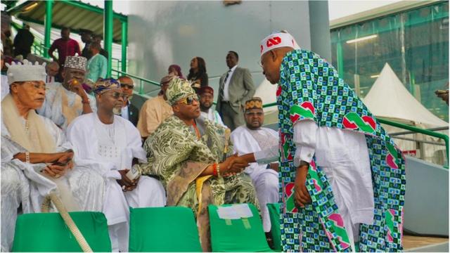Bola Tinubu inauguration: Pictures of how Tinubu swearing in ceremony happun - BBC News Pidgin