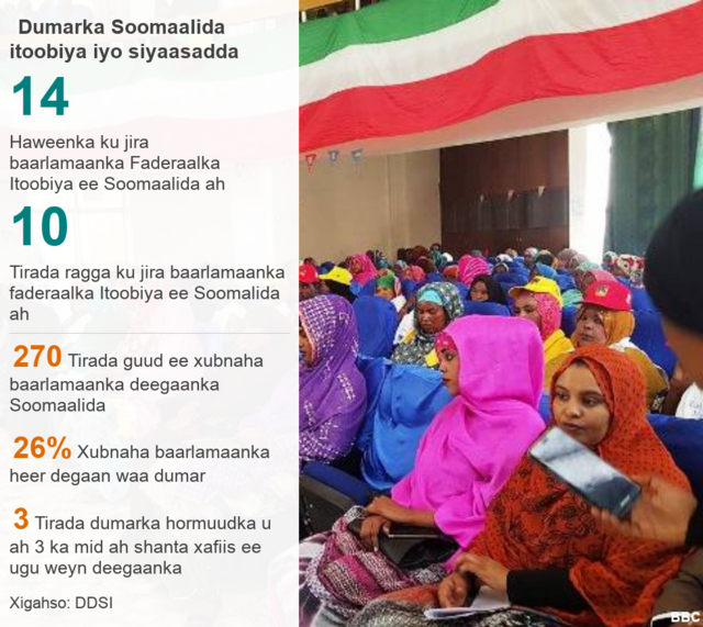 Deegaanada Soomalida kee baa ugu liita matalaadda siyaasadda ee dumarka ...