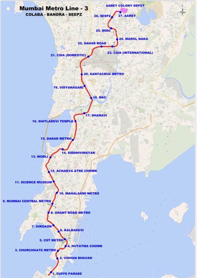 मुंबई मेट्रो 3 : मुंबईच्या 75 फूट खालून धावणारी मेट्रो कशी असणार? वाचा ...