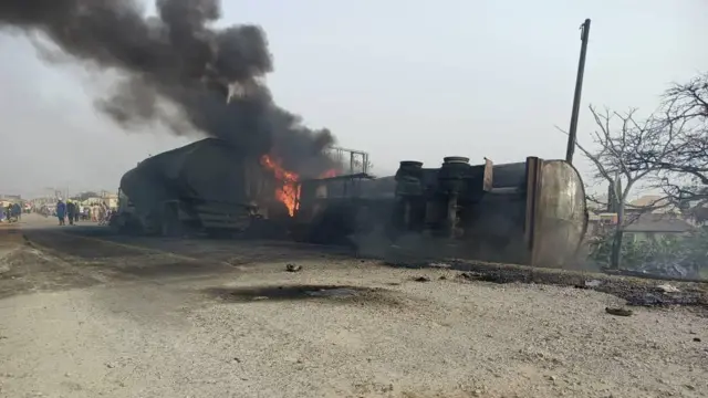 Niger State tanker explosion: Wetin we know about am as death toll rise to 86 - BBC News Pidgin