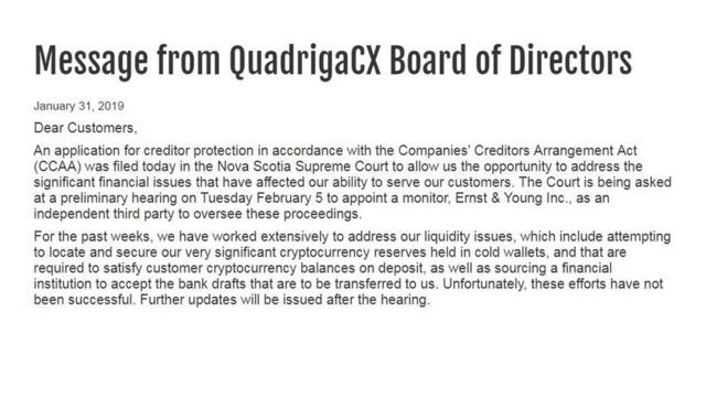 Gerald Cotten, el hombre que se llevó a la tumba la contraseña para ...