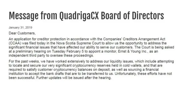 Gerald Cotten, el hombre que se llevó a la tumba la contraseña para ...