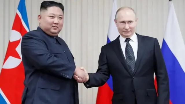 Rusija i Severna Koreja: Vladimir Putin u poseti Kimu Džongu Unu - tri razloga za to - BBC News ...