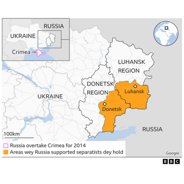 Ukraine crisis: Five maps to explain Russian invasion - BBC News Pidgin