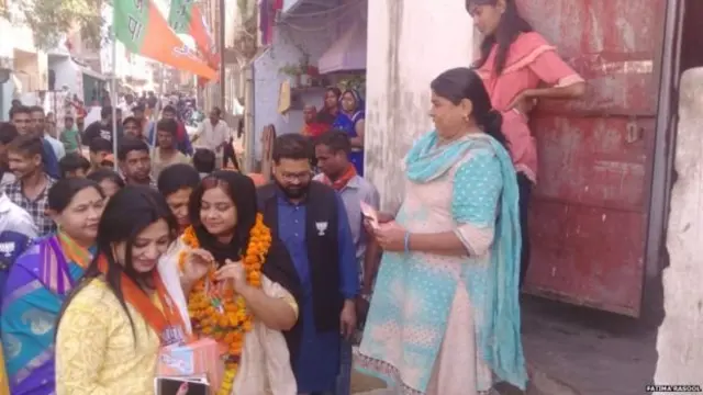 فاطمہ رسول صدیقی: مدھیہ پردیش میں بی جے پی کی واحد مسلم امیدوار - BBC ...