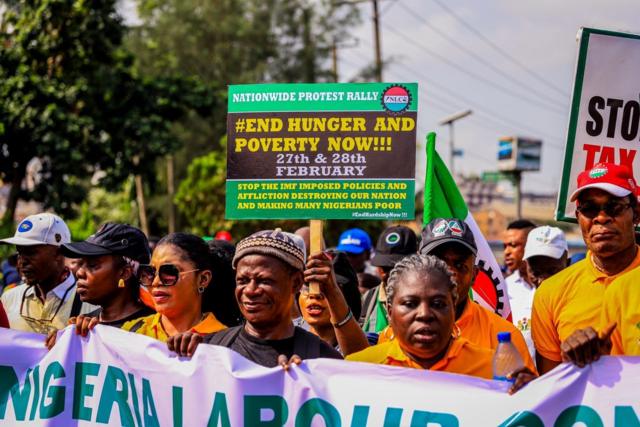 NLC protest update: Todays protest in Nigeria over minimum wage hold in ...