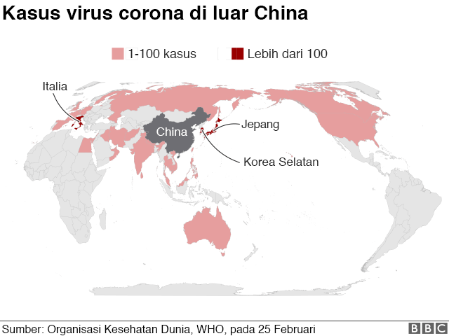 Virus corona: Dunia semakin mendekat ke pandemi global, situasi saat penularan antar manusia ...