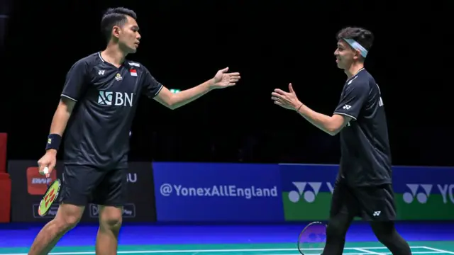 Semifinal ganda putra All England 2023: Fajar/Rian waspadai kekuatan He/Zhou, Ahsan/Hendra ...