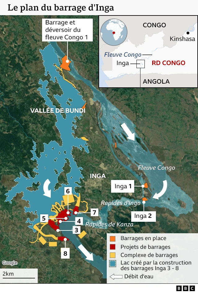 Inga : que devient le projet de construction du plus grand barrage hydroélectrique du monde ...
