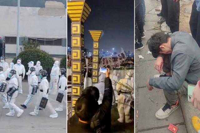 Demonstrasi di China: Foto-foto dramatis aksi unjuk rasa di berbagai kota - BBC News Indonesia