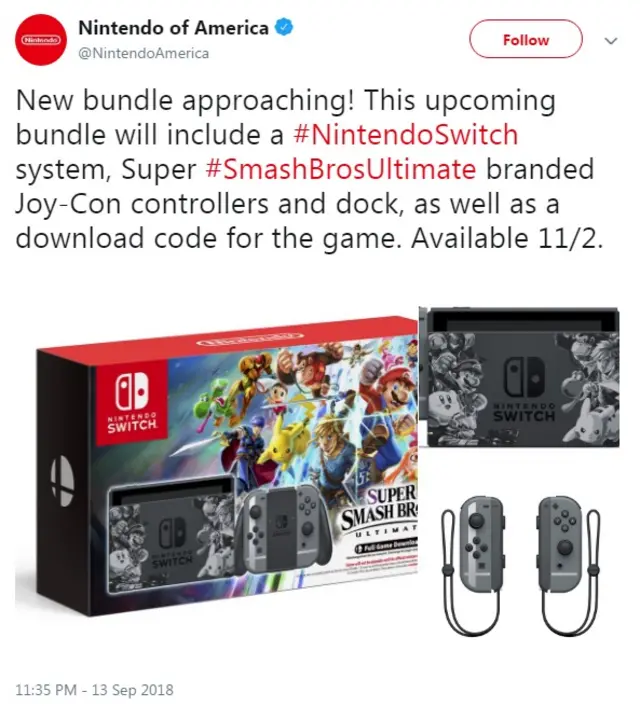 Nintendo announces raft of new games for Switch console BBC News