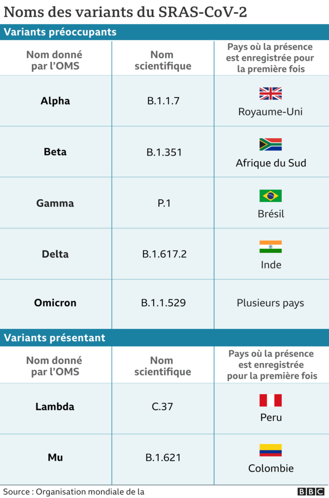 Omicron : quels sont les variants du Covid et les vaccins seront-ils ... Omicron : quels sont les variants du Covid et les vaccins seront-ils ...