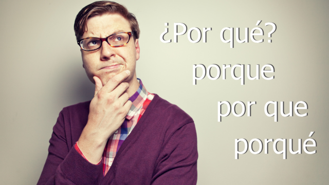Cómo se escribe: ¿Es... porqué, porque, por qué o por que? - BBC News Mundo