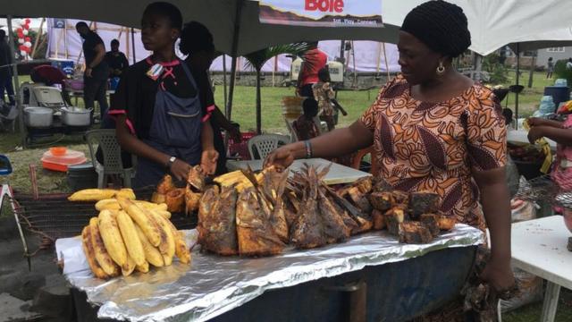 Bole festival 2021: Photos of plantain, fish and sauce wey 'show' for ...