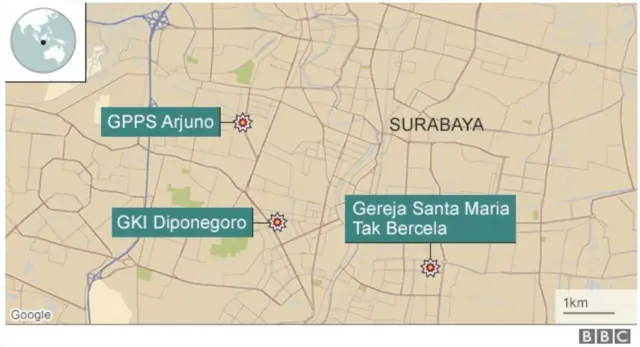Serangan Bom Di Tiga Gereja Surabaya Pelaku Bom Bunuh Diri Perempuan