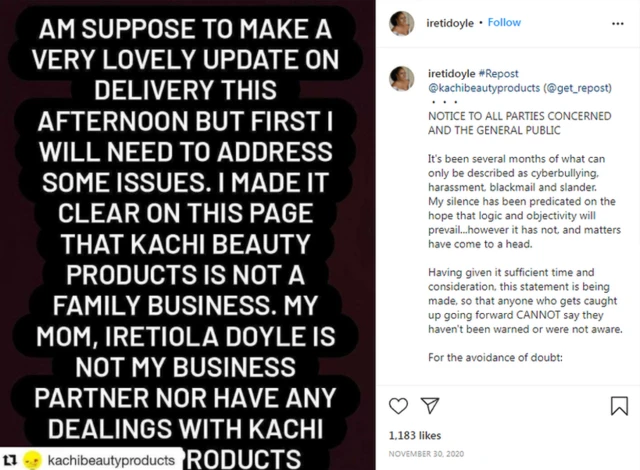 Ireti Doyle: Why Nigerian actress distance herself from her daughter ...