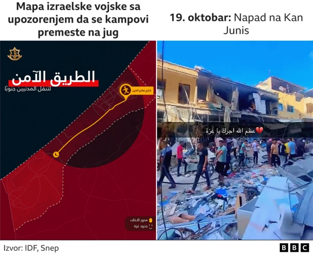 Izrael i Palestinci: BBC analizirao izraelske udare u „bezbednim ...