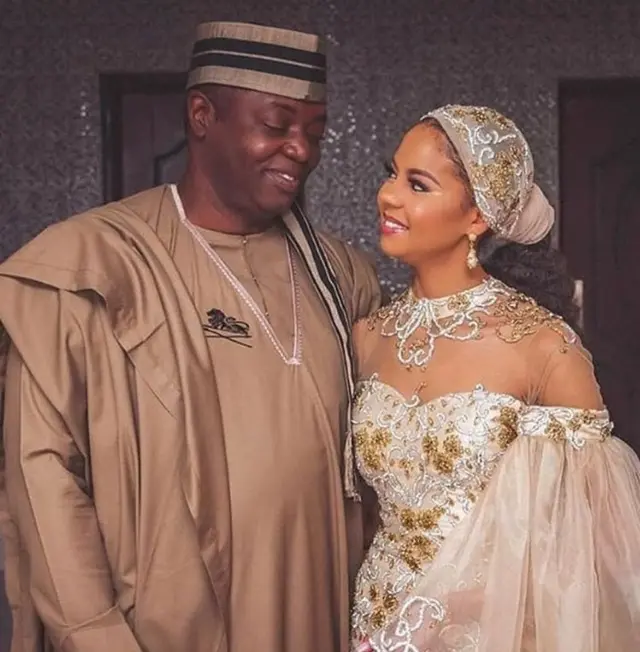 Fatima Nuhu Ribadu wedding dress, Adama Indimi and oda VIP's wey cause ...