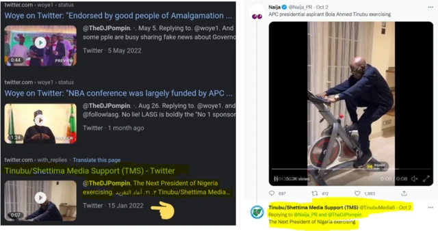 Bola Tinubu: Video wey Nigerian presidential candidate post for Twitter na old video? - BBC News ...