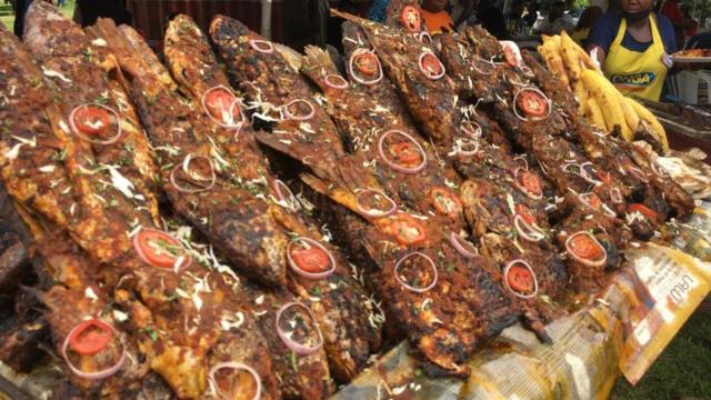 Bole festival 2021: Photos of plantain, fish and sauce wey 'show' for ...