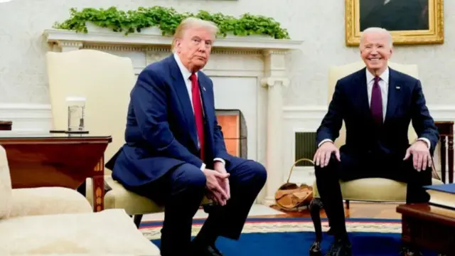 Trump meet Joe Biden in White House: US president assure Donald Trump of smooth transition - BBC ...