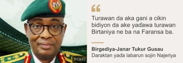 Mece ce gaskiyar zuwan sojojin Faransa arewacin Najeriya? - BBC News Hausa