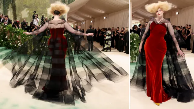 Met Gala 2024: Cveće, bašte, leptiri i - tašna od leda - BBC News na srpskom