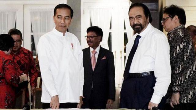 Pemilu 2024: Surya Paloh bertemu Jokowi, apakah dalam rangka penjajakan koalisi Prabowo-Gibran ...