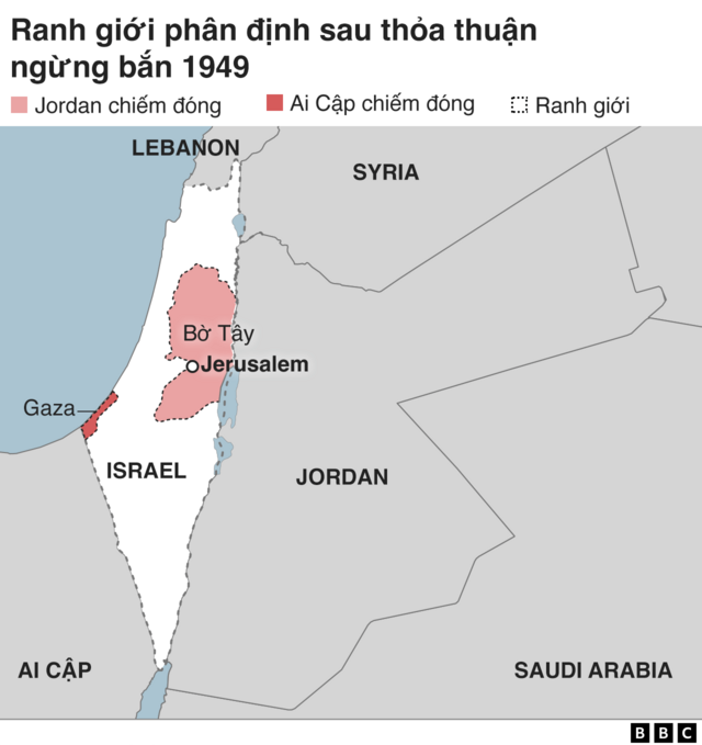 Lịch sử cuộc xung đột giữa Israel và Palestine tại Dải Gaza - BBC News ...
