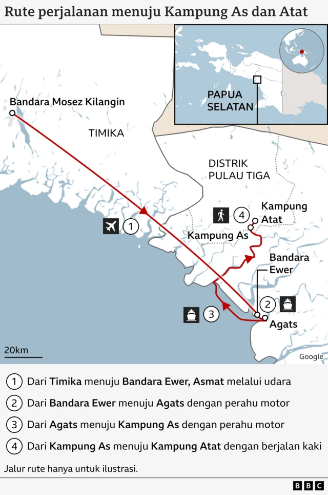 Papua: Mengapa gizi buruk masih menghantui Asmat? - Cerita dari kampung terpencil di pedalaman ...