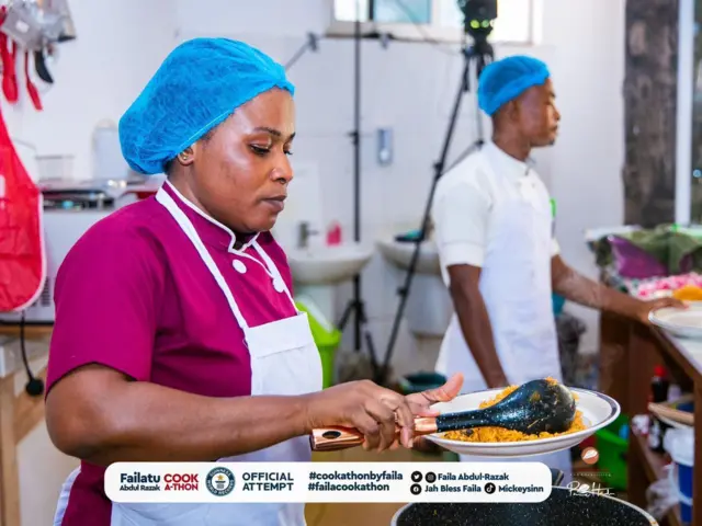 Abdul-Razak Failatu Guinness world record for longest cooking marathon ...